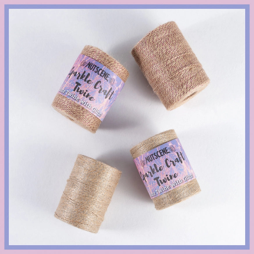 Nutscene Sparkle Craft Twine - Choose Color – Cotton & Crete