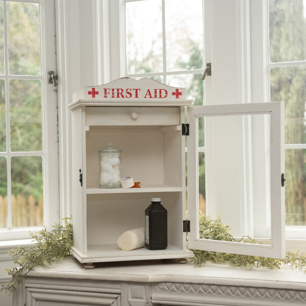 First Aid Cabinet – Cotton & Crete