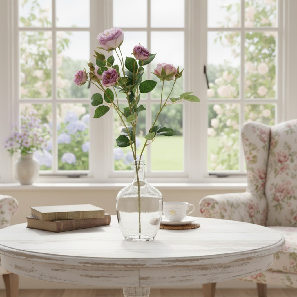 26" English Rose - Lavender – Cotton & Crete