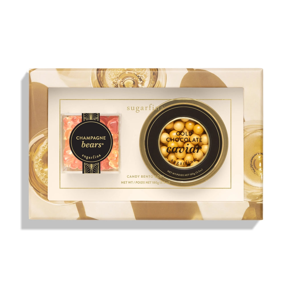 Sugarfina Champagne & Caviar 2pc Bento Box – Cotton & Crete