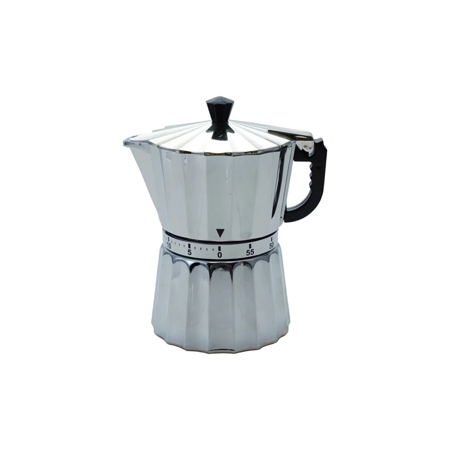 Coffee Pot Shaped One Hour Timer – Cotton & Crete