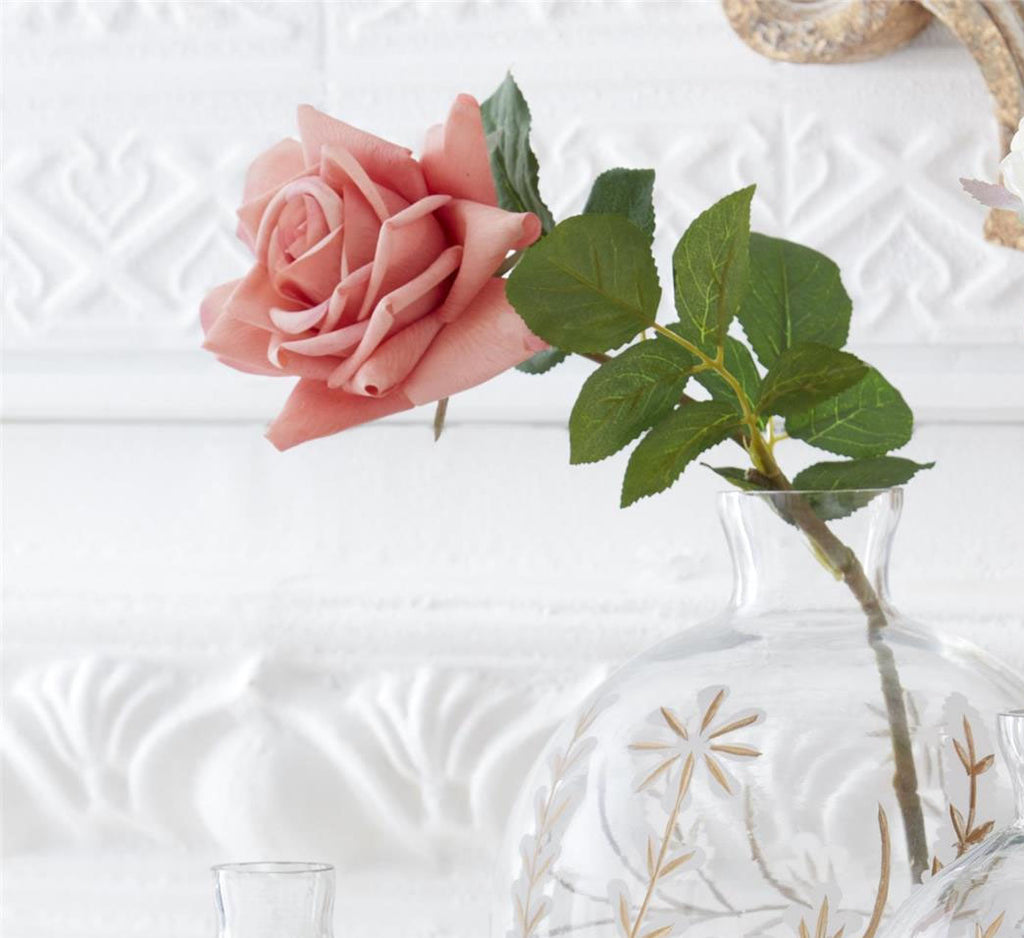 Real Touch Coral Rose – Cotton & Crete