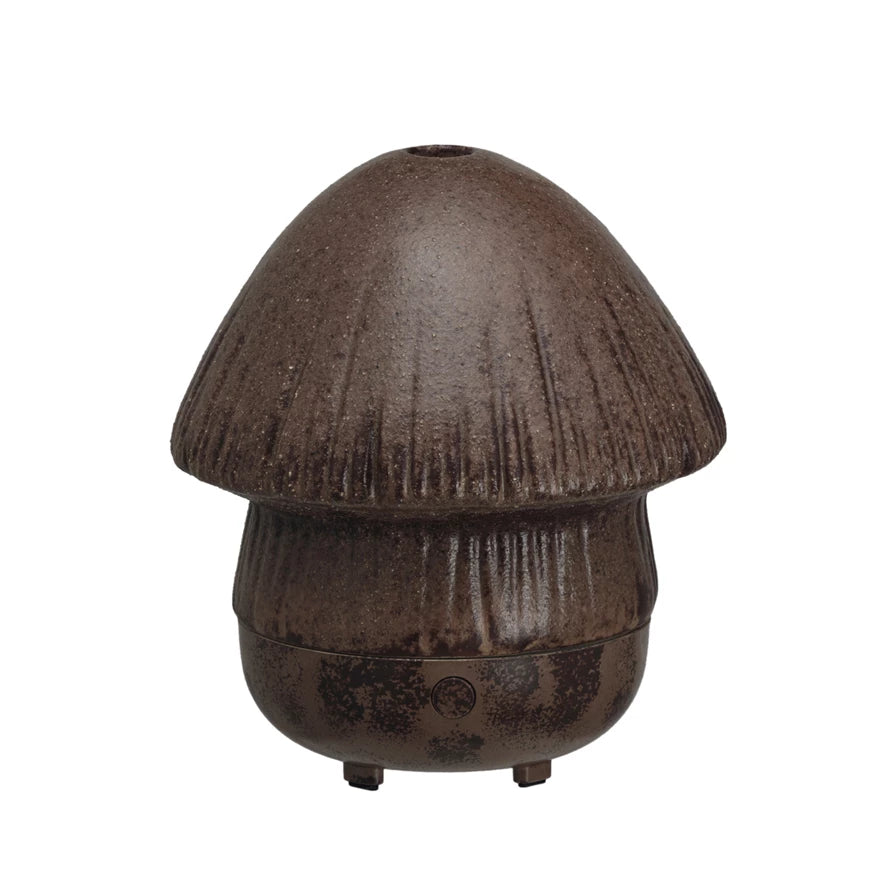 Stoneware Mushroom Oil Diffuser – Cotton & Crete