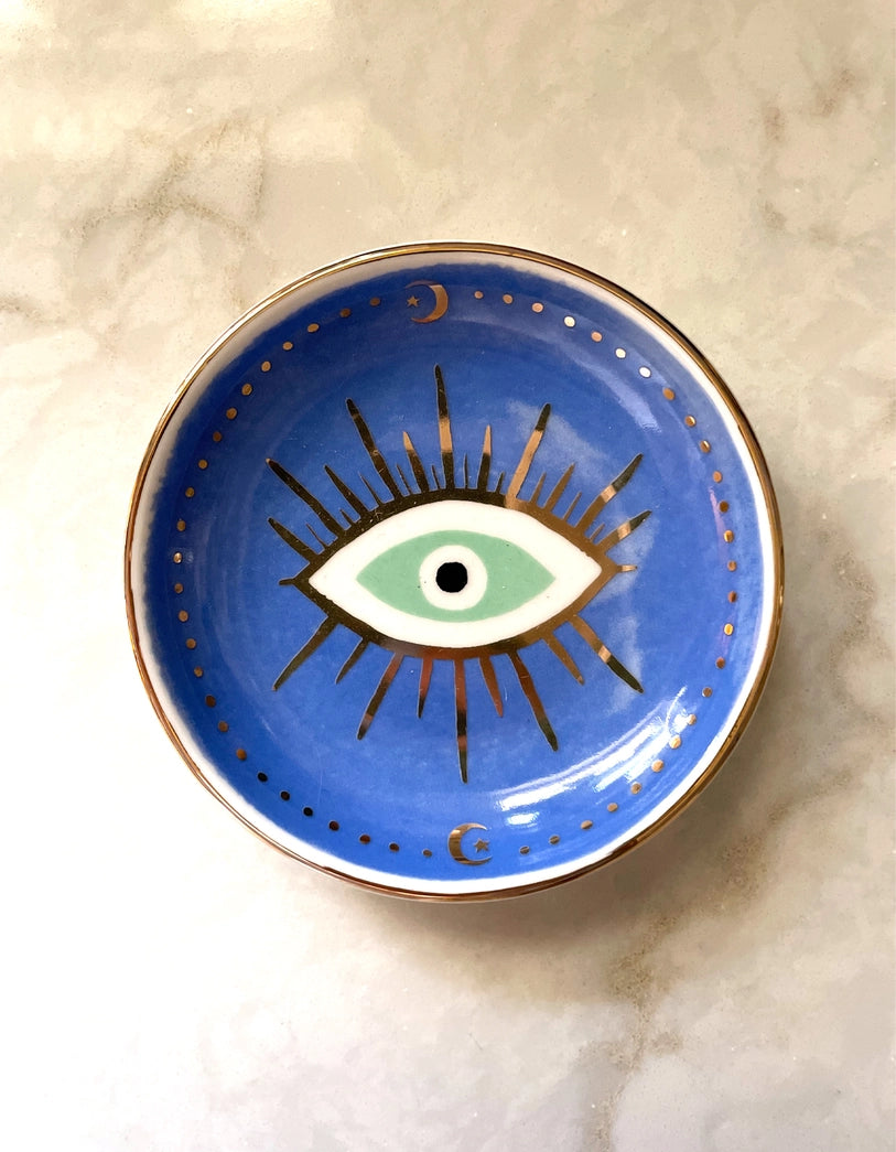 Evil Eye Trinket Dish – Cotton & Crete