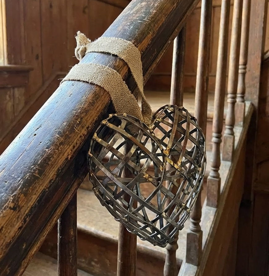 Rustic Handmade Metal Heart - Choose Size – Cotton & Crete