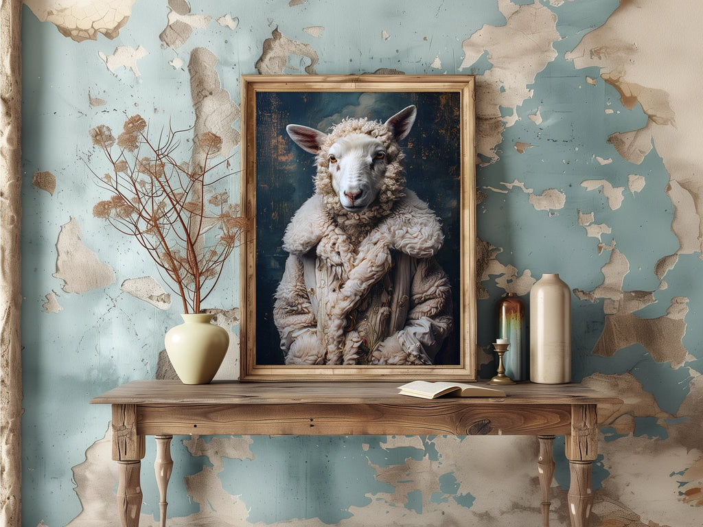 8x10 Lady Baba In Her Fur Coat Print Wall Decor – Cotton & Crete