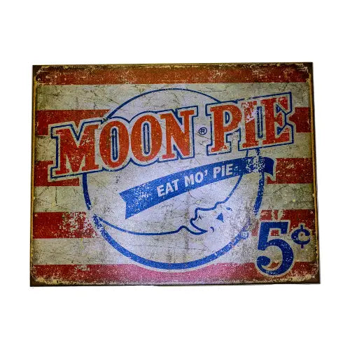 Vintage Style Moon Pie Sign – Cotton & Crete