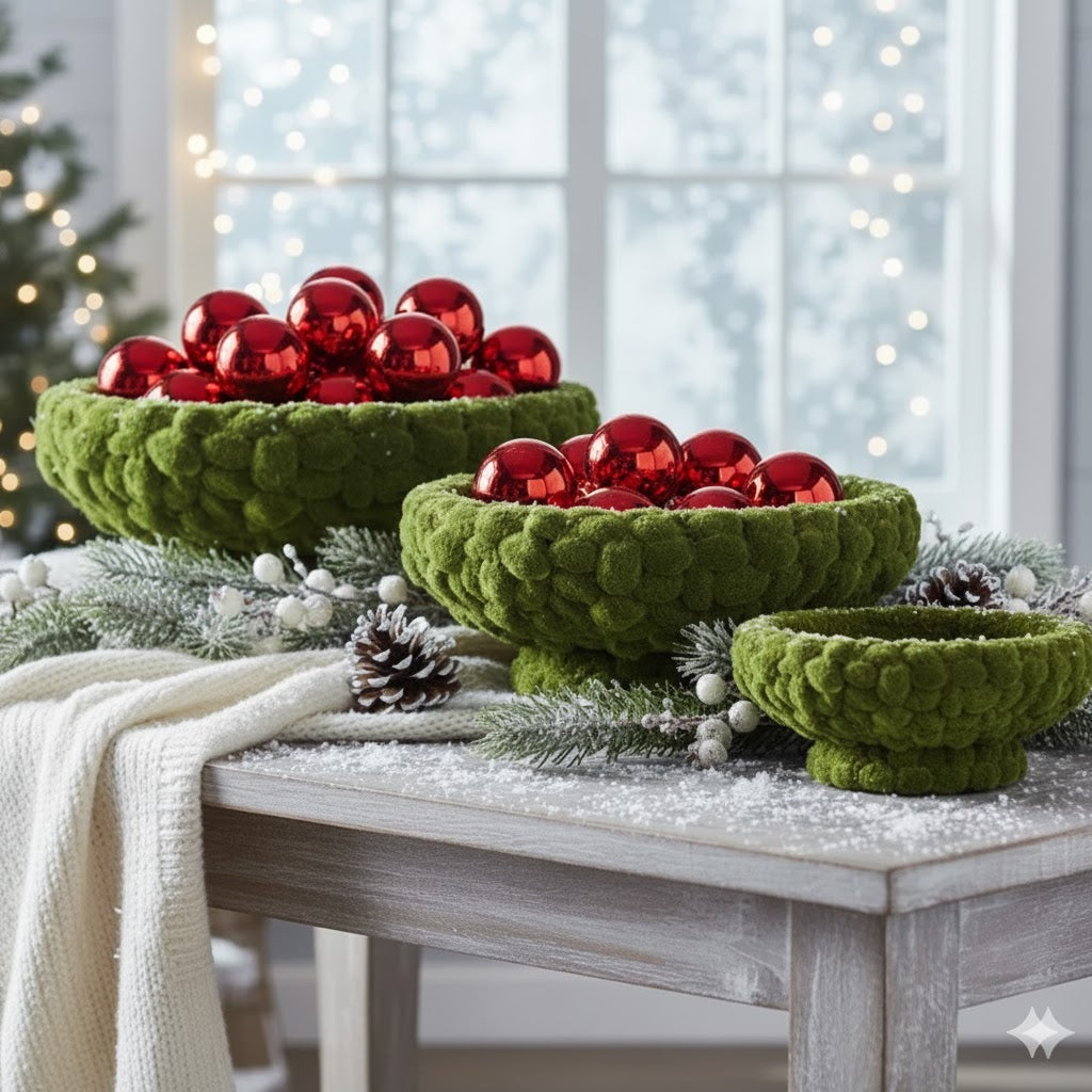 Mossy Bowl - Choose Size – Cotton & Crete