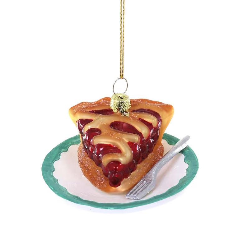 Cody Foster Glass Cherry Pie Ornament – Cotton & Crete