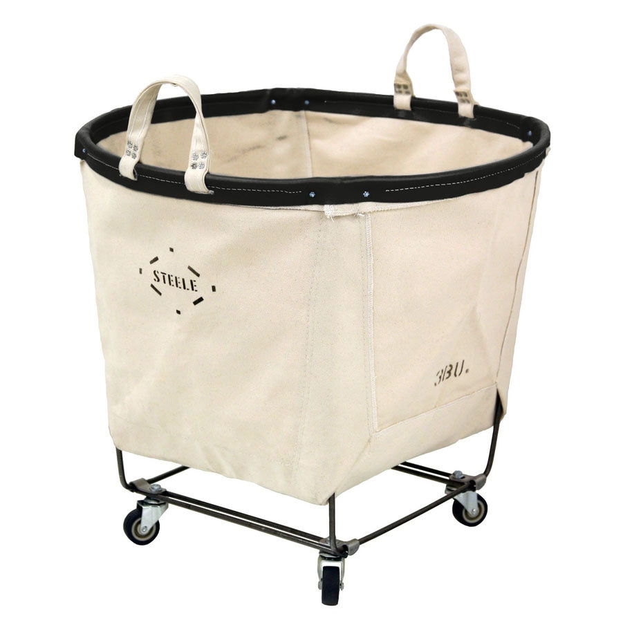 Round Canvas Trolley – Cotton & Crete