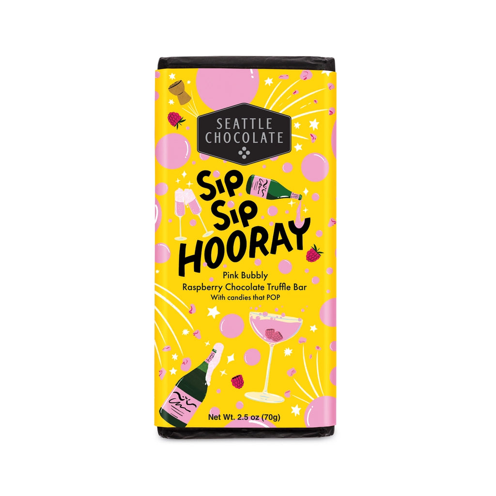 Seattle Chocolate Sip Sip Hooray Truffle Bar – Cotton & Crete