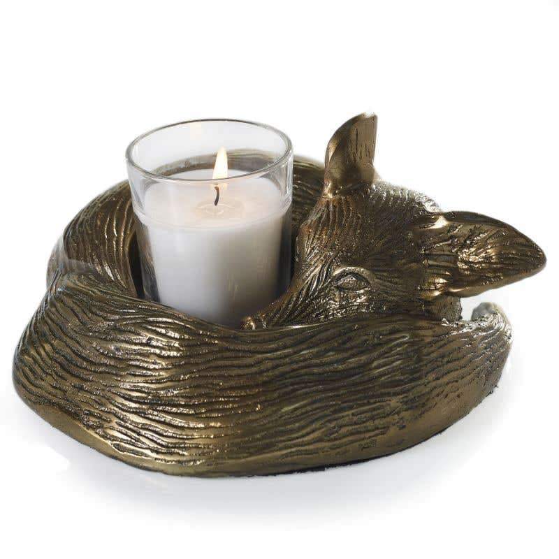 Sleepy Eloise Fox Tealight Holder - Limited – Cotton & Crete