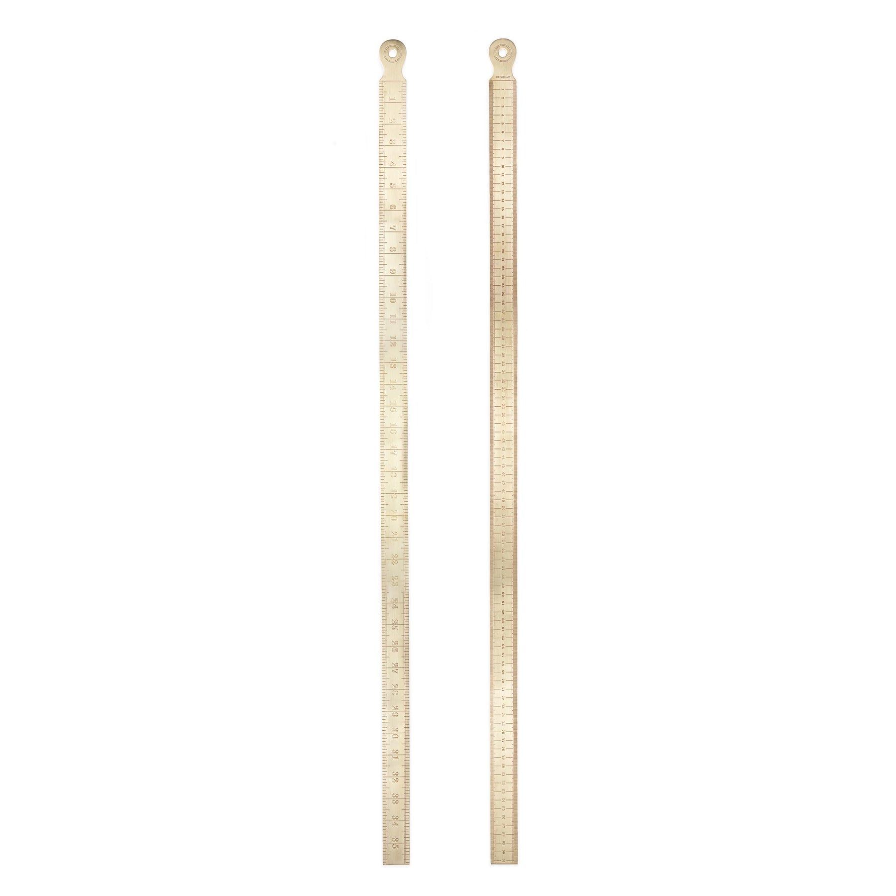 Solid Brass Studio Yardstick – Cotton & Crete