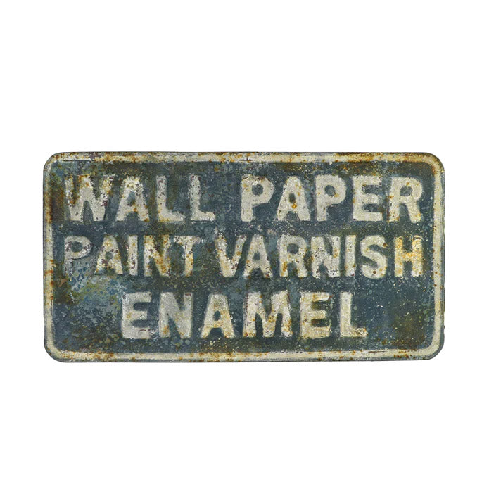 Paint and Varnish Sign – Cotton & Crete